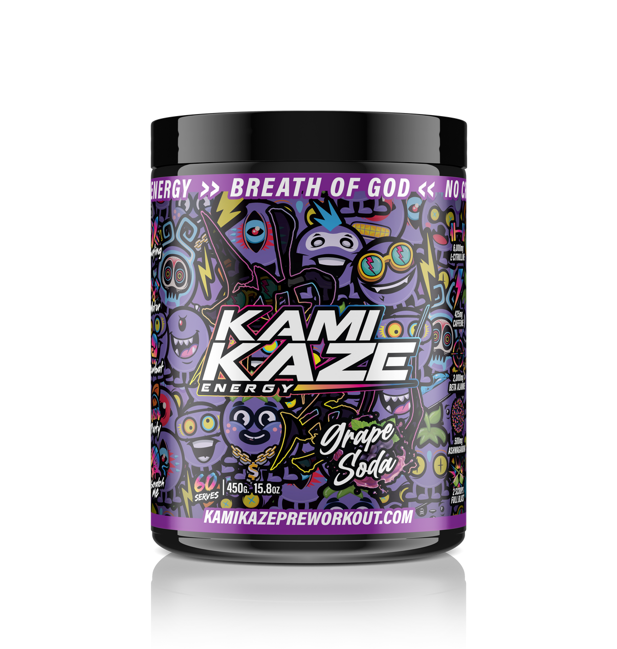Grape Soda - Kamikaze Pre-Workout - Kamikaze Energy